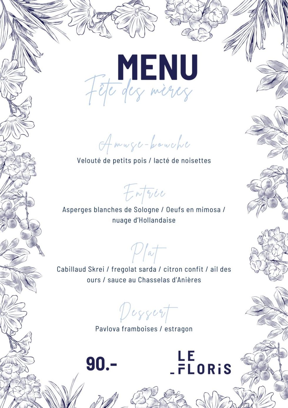 Restaurant with a view of Lake Geneva in Anières - Le Floris